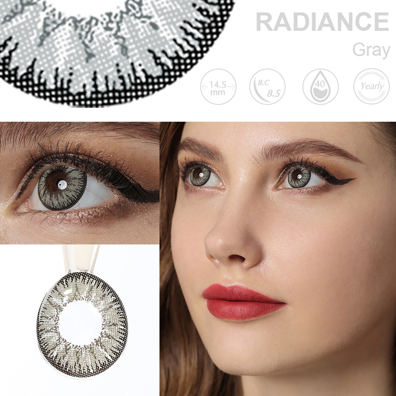 Contact Lenses 1ml Party Eyes Unique Color Lay A Finger On Bloodsucker ...